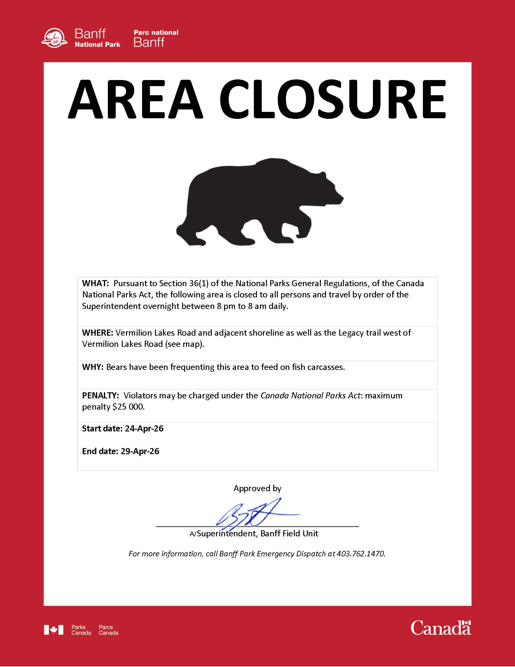 Bulletins - * - Banff National Park