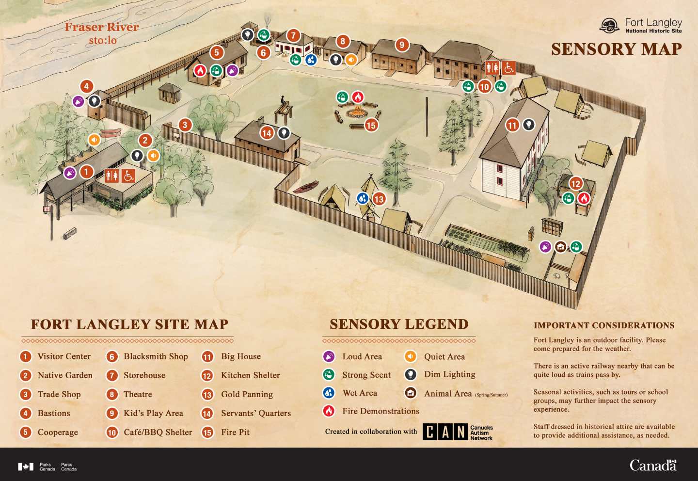 Accessibility - Fort Langley National Historic Site