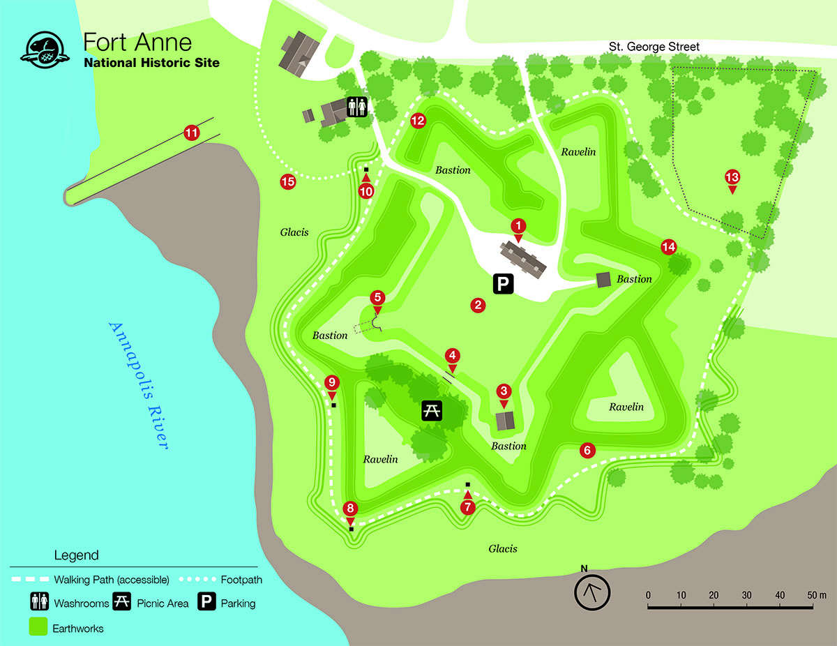 Self-guided tour - Fort Anne National Historic Site