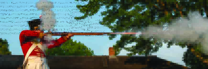 Musket demonstrations - Fort Malden National Historic Site