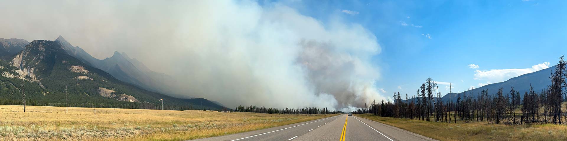 Situation sur les feux de forêt - Parc national Jasper