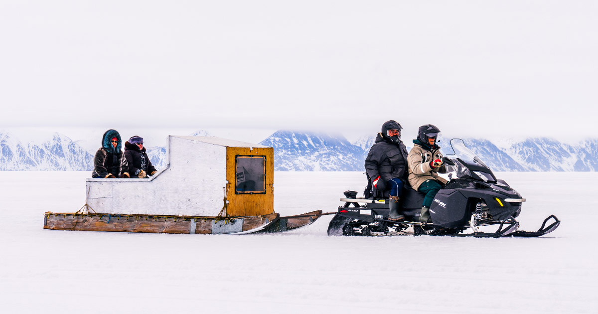 Snowmobile and qamutik safety - Sirmilik National Park