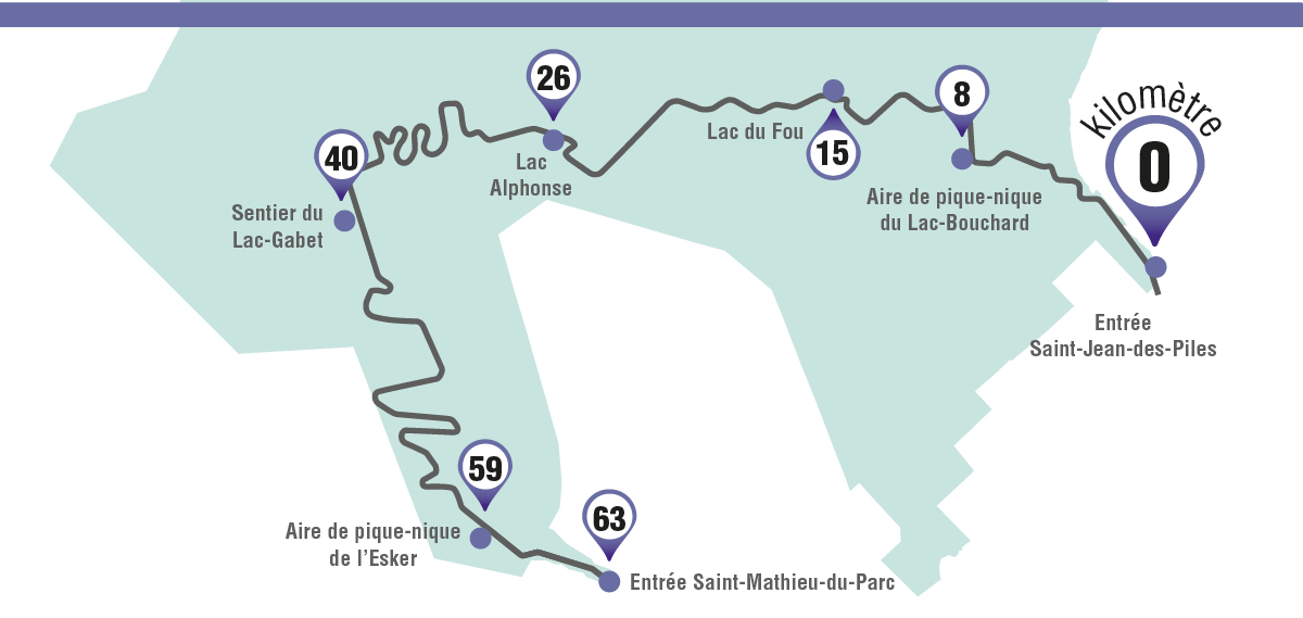 Itinéraires de visite : à chacun son rythme! - Parc national de la Mauricie
