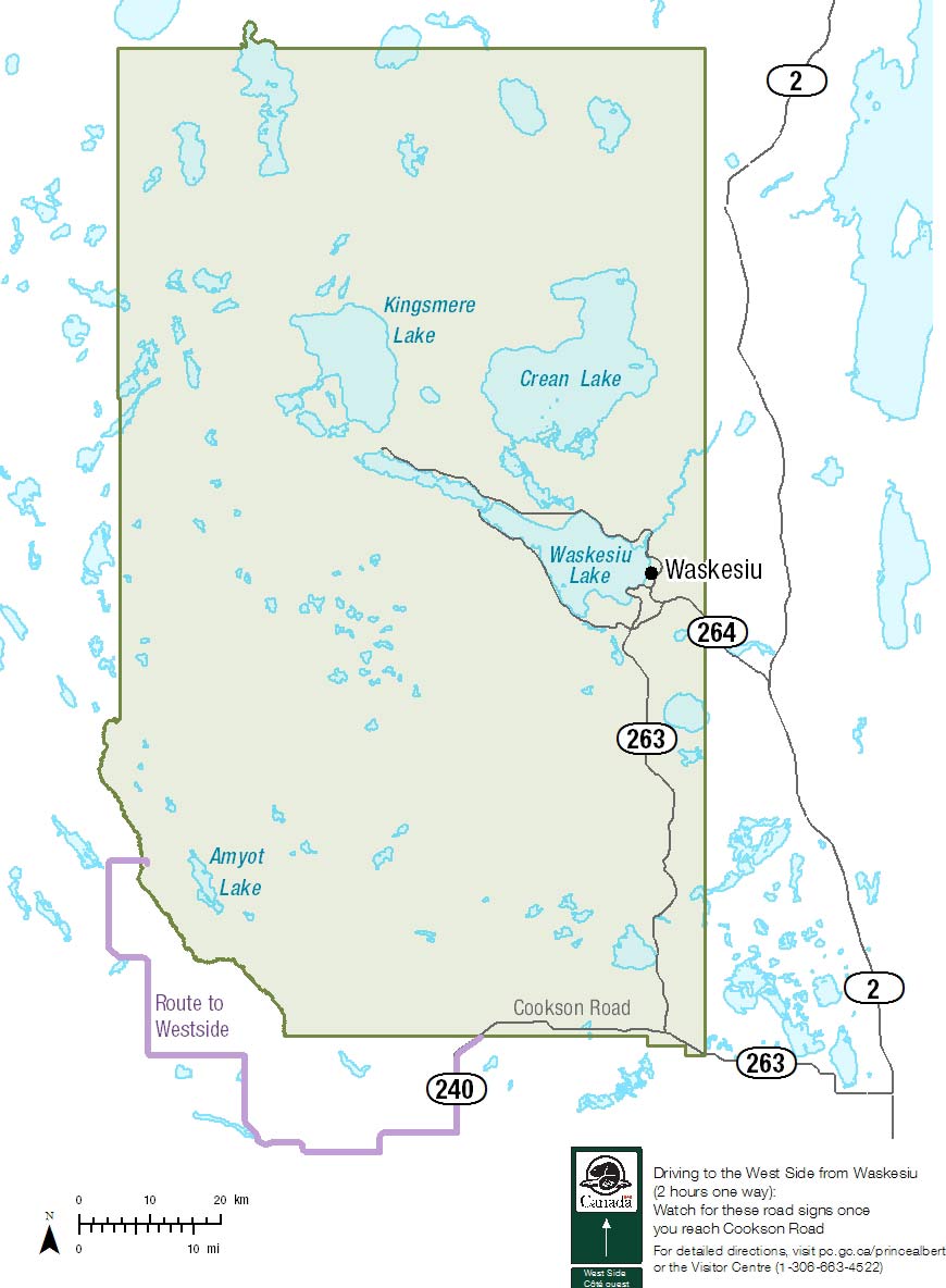 Maps - Prince Albert National Park