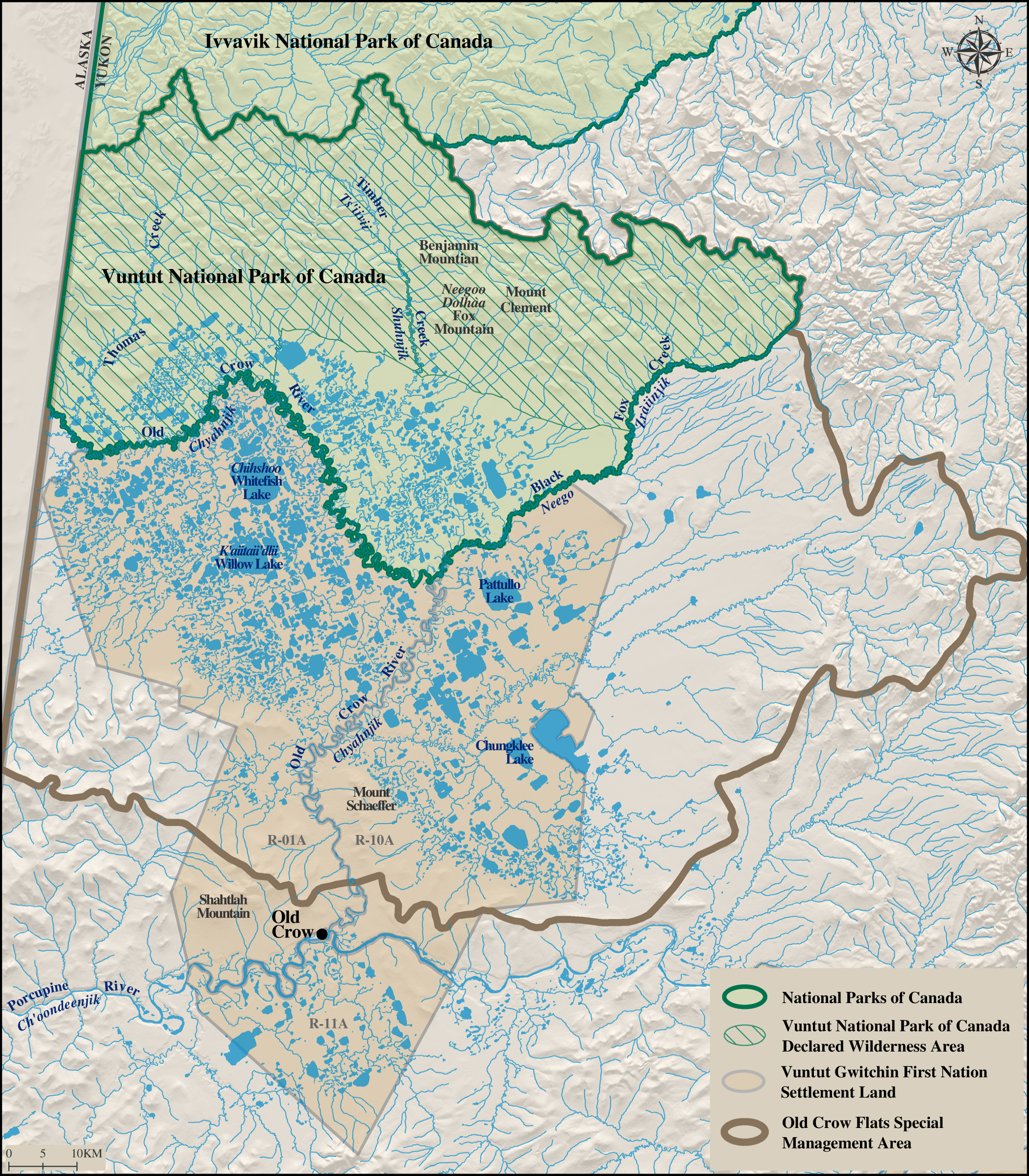 Maps - Vuntut National Park